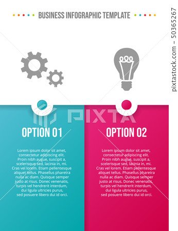 Concept of a colorful infographic with business - Stock Illustration ...