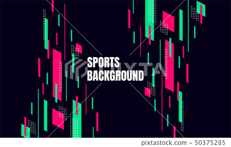 Abstract colorful art for sports background - Stock Illustration ...