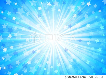 Blue radiation and stars background - Stock Illustration [50376131] - PIXTA