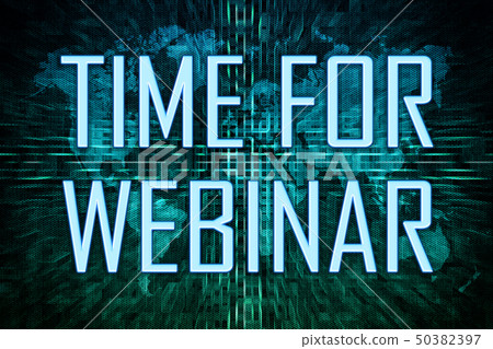 Time for Webinar - Stock Illustration [50382397] - PIXTA