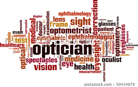 Optician word cloud - Stock Illustration [50414879] - PIXTA