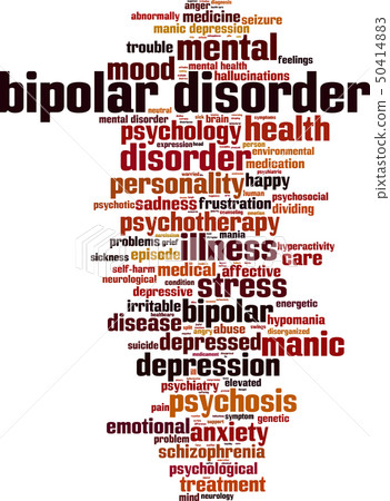 Bipolar disorder word cloud - Stock Illustration [50414883] - PIXTA