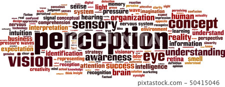 Perception word cloud - Stock Illustration [50415046] - PIXTA