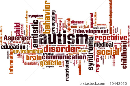 Autism word cloud - Stock Illustration [50442950] - PIXTA