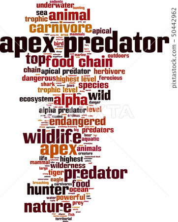 Apex predator word cloud - Stock Illustration [50442962] - PIXTA