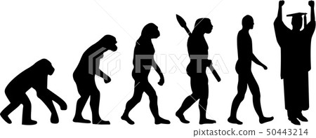 Student Evolution - Stock Illustration [50443214] - PIXTA