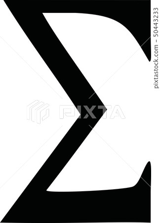 Sigma sign - Stock Illustration [50443233] - PIXTA