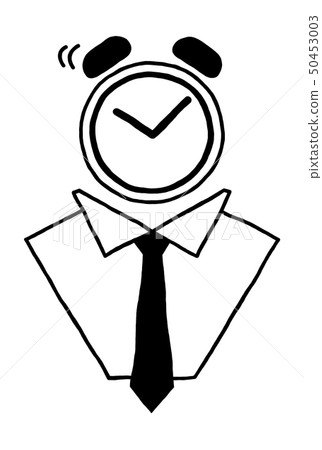 Businessman symbol illustration time simple busy - Stock Illustration ...