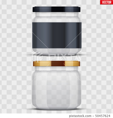 Transparent Glass Jars for canning and preserving. - Stock Illustration ...