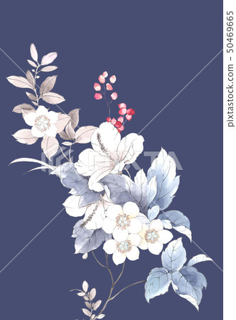 Watercolor rose flower collection - Stock Illustration [50469665] - PIXTA
