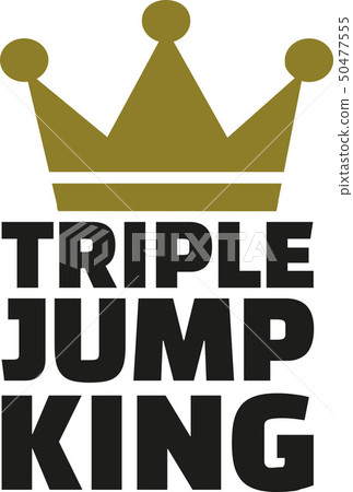 triple_jump_king_2c.eps - Stock Illustration [50477555] - PIXTA
