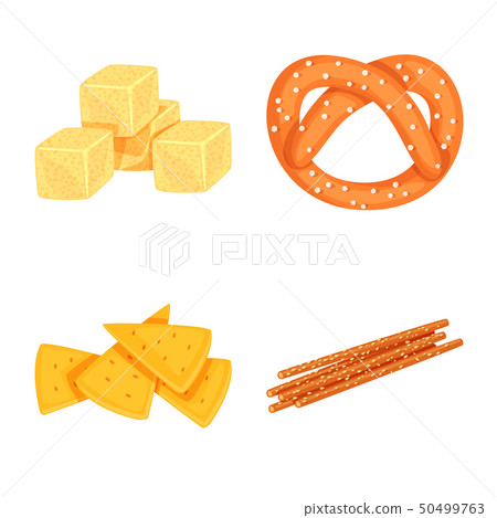 Vector illustration of food and crunchy sign.... - Stock Illustration ...