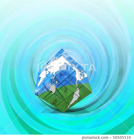 Rubik's Cube of the World Map - Stock Illustration [50505510] - PIXTA