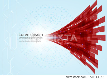 vector digital technology concept, abstract - Stock Illustration ...