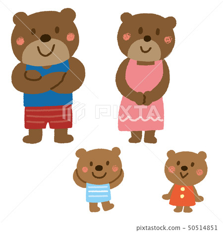 Bear Family Clipart