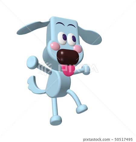 Dog 007 illustration - Stock Illustration [50517495] - PIXTA