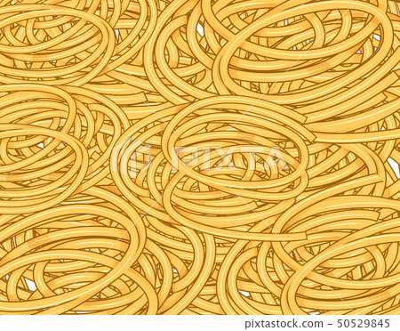 Tangled spaghetti .Seamless waves hand drawn - Stock Illustration ...