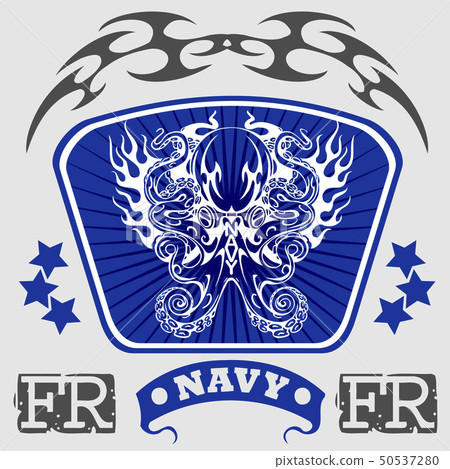 NAVY Military Design - vector illustration. - Stock Illustration ...