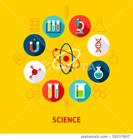 Science Concept Icons - Stock Illustration [50537607] - PIXTA
