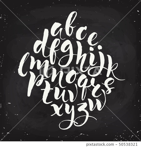 Vector modern calligraphic hand written... - Stock Illustration ...