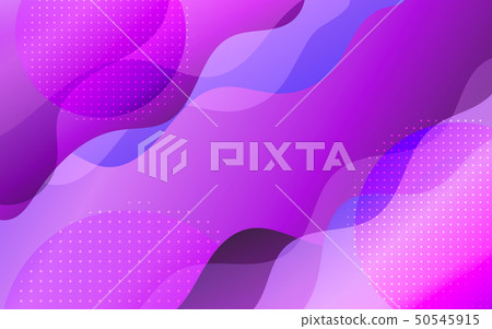 EDM Colorful Wave and circle polka dot abstract - Stock Illustration ...