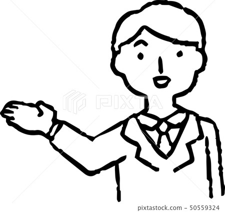 Hand drawn male pose reaction emotion... - Stock Illustration [50559324 ...