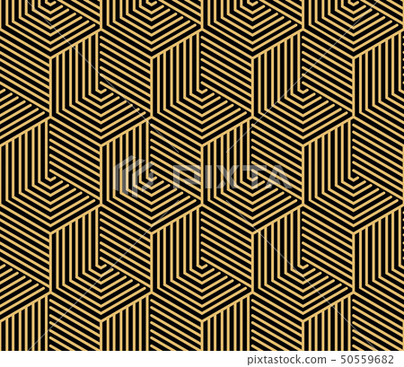 Abstract geometric pattern with stripes, lines. - Stock Illustration ...