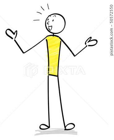 Explaining person - Stock Illustration [50572550] - PIXTA