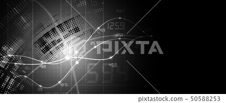 abstract futuristic fade computer technology - Stock Illustration ...