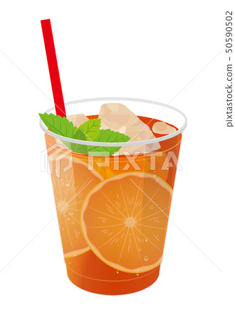 Orange tea - Stock Illustration [50590502] - PIXTA