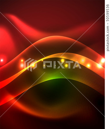 Glowing shiny light abstract background - Stock Illustration [50599536 ...