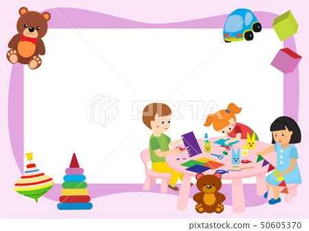 Creative Child Clipart Vector