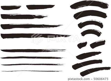 Brush line 1 - Stock Illustration [50606473] - PIXTA
