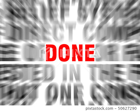 done - Stock Illustration [50627290] - PIXTA