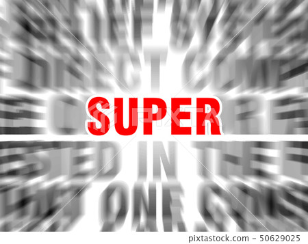 super - Stock Illustration [50629025] - PIXTA