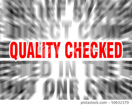 quality checked - Stock Illustration [50632370] - PIXTA
