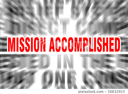 mission accomplished - Stock Illustration [50632915] - PIXTA