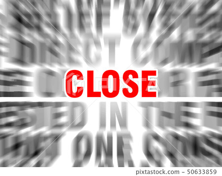 close - Stock Illustration [50633859] - PIXTA