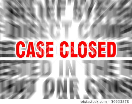 case closed - Stock Illustration [50633878] - PIXTA