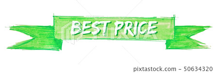 best price ribbon - Stock Illustration [50634320] - PIXTA