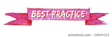 best practice ribbon - Stock Illustration [50634321] - PIXTA