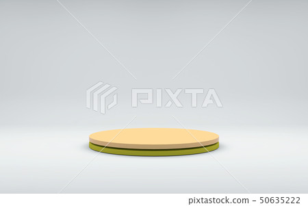 Minimalistic showcase with empty space. Design... - Stock Illustration ...