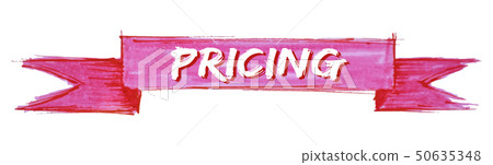 pricing ribbon - Stock Illustration [50635348] - PIXTA
