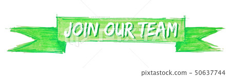 join our team ribbon - Stock Illustration [50637744] - PIXTA