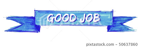 good job ribbon - Stock Illustration [50637860] - PIXTA