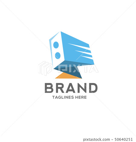 creative power abstract, sound power logo - Stock Illustration ...