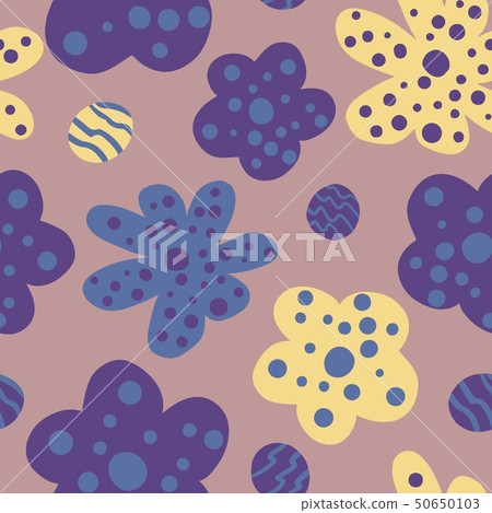 Abstract daisy field. Simple chamomile flowers... - Stock Illustration ...