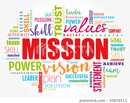 MISSION word cloud collage - Stock Illustration [50659513] - PIXTA
