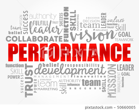 Performance word cloud collage - Stock Illustration [50660005] - PIXTA