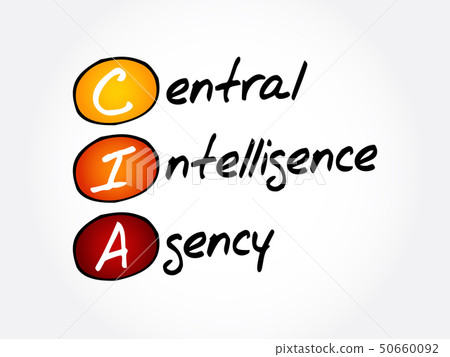 CIA - Central Intelligence Agency acronym - Stock Illustration ...